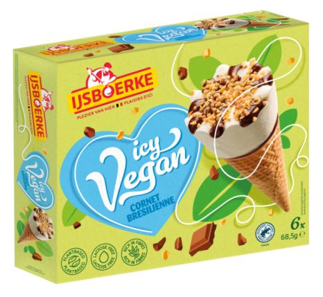 Icy Vegan Cornet Brésilienne | IJsboerke